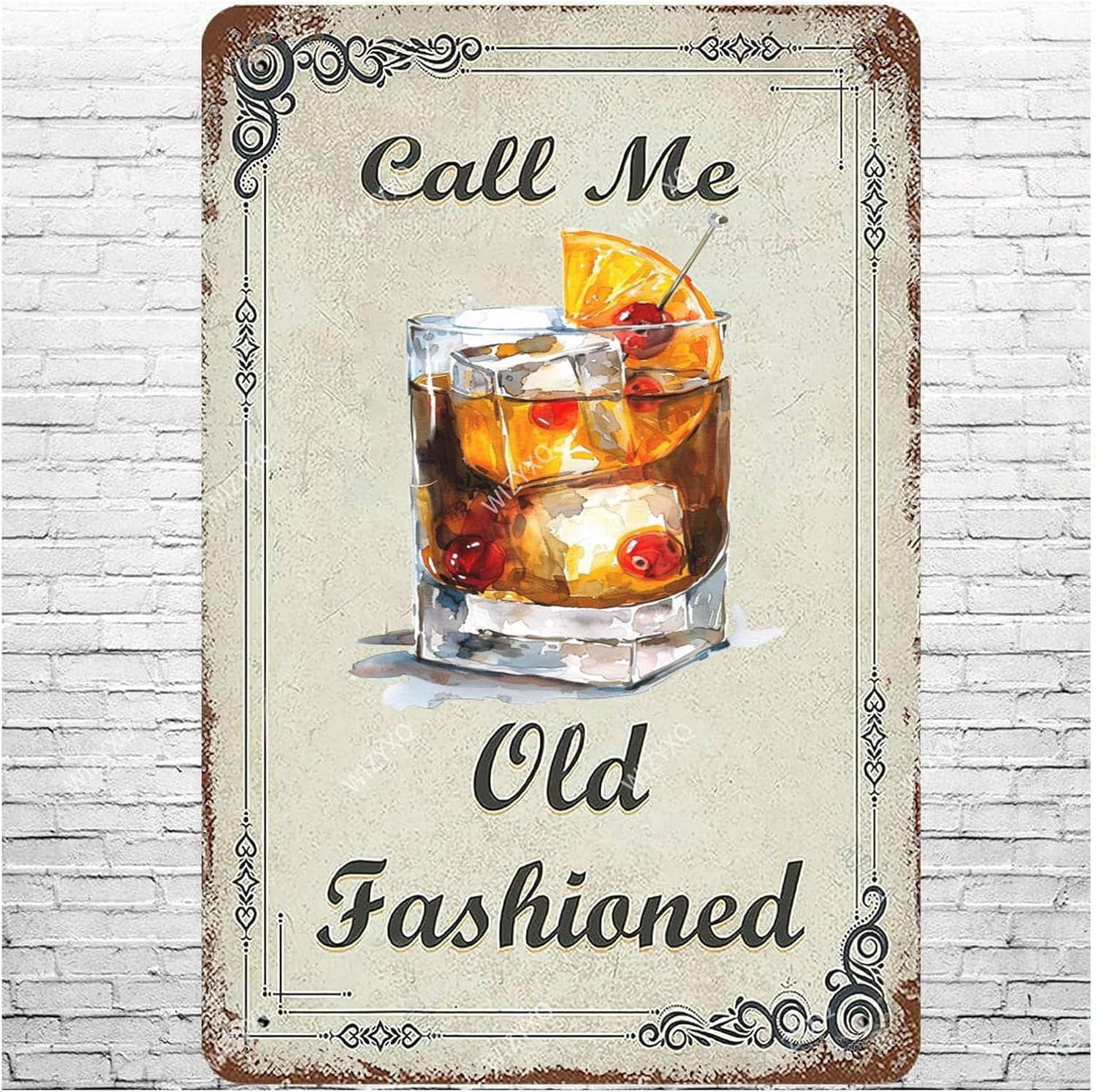 AABERIC Call Me Old Fashioned Vintage Signs Retro Aluminum Metal Tin ...