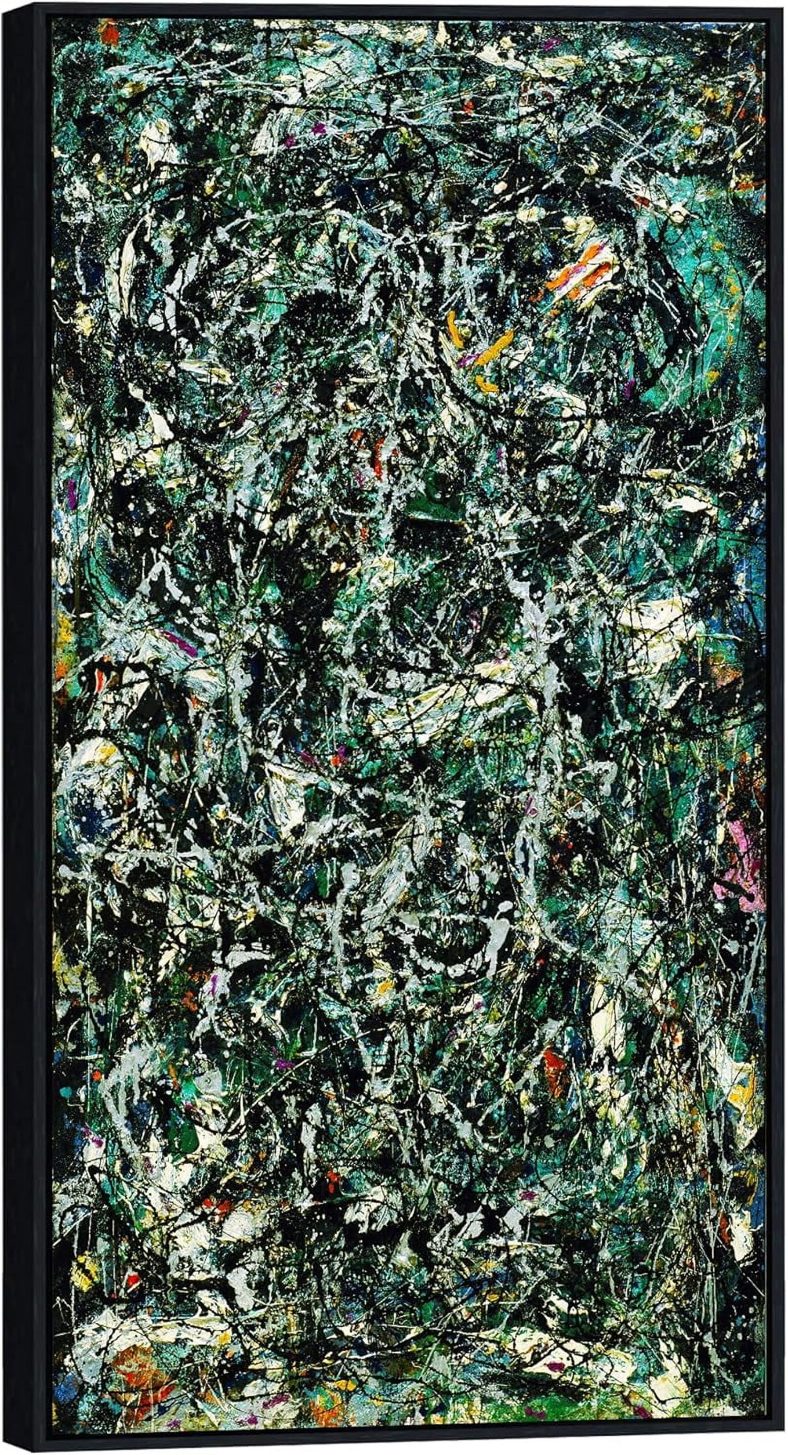 AABERIC Canvas Giclee Print Art Full Fathom Five by Jackson Pollock Abstract Wall Art Living ...
