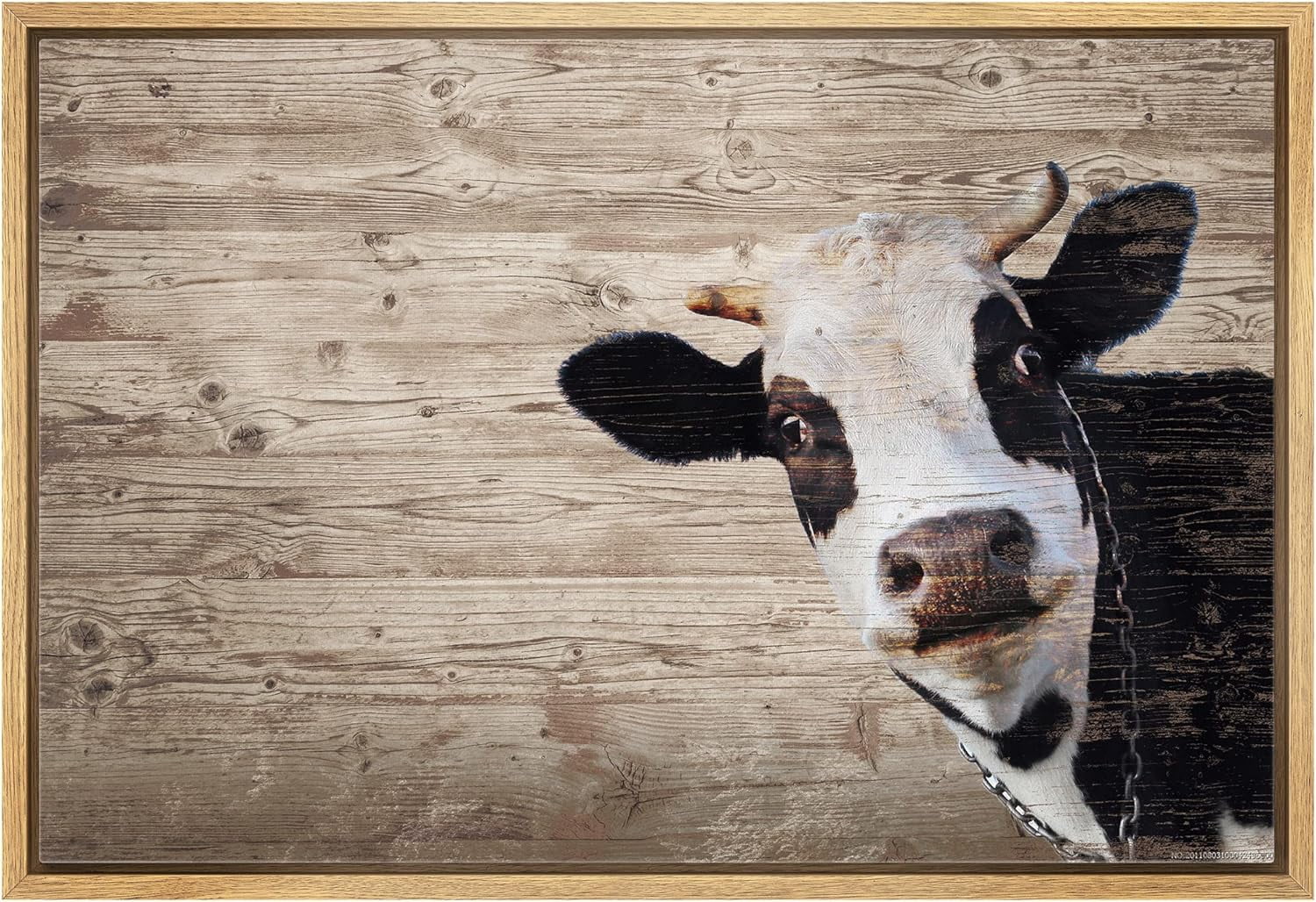 AABERIC Canvas Print Wall Art Closeup of Highland Cow Animals ...