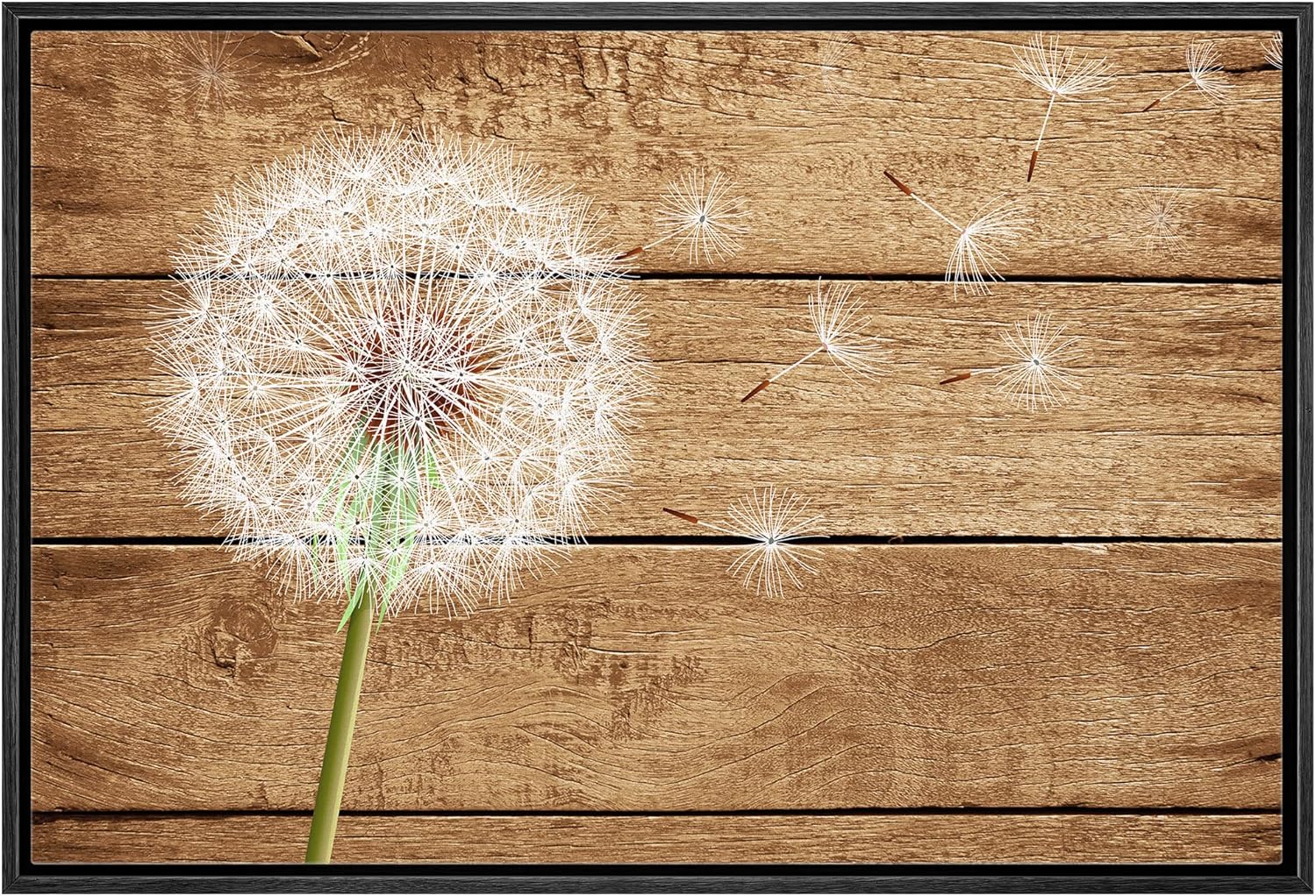 AABERIC Canvas Print Wall Art Galloping White, Brown & Black Horses ...