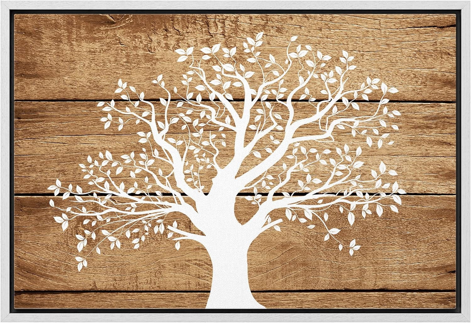 AABERIC Canvas Print Wall Art Galloping White, Brown & Black Horses ...