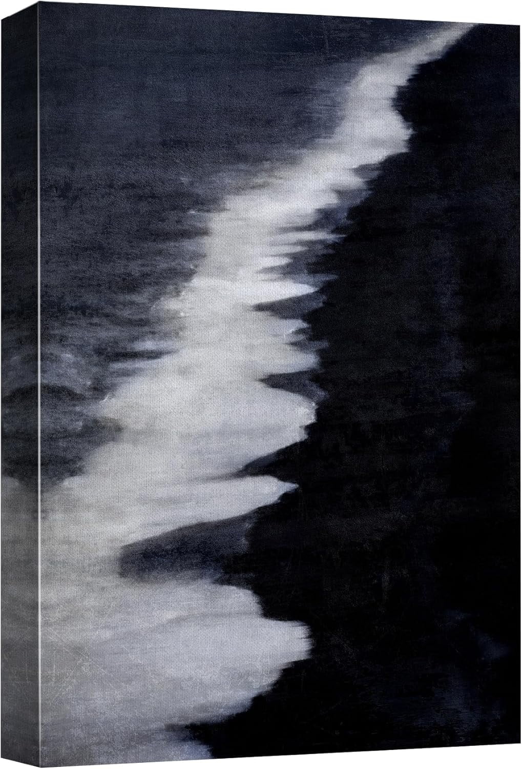 AABERIC Canvas Print Wall Art Horse Portrait on Distressed Wood Panels ...