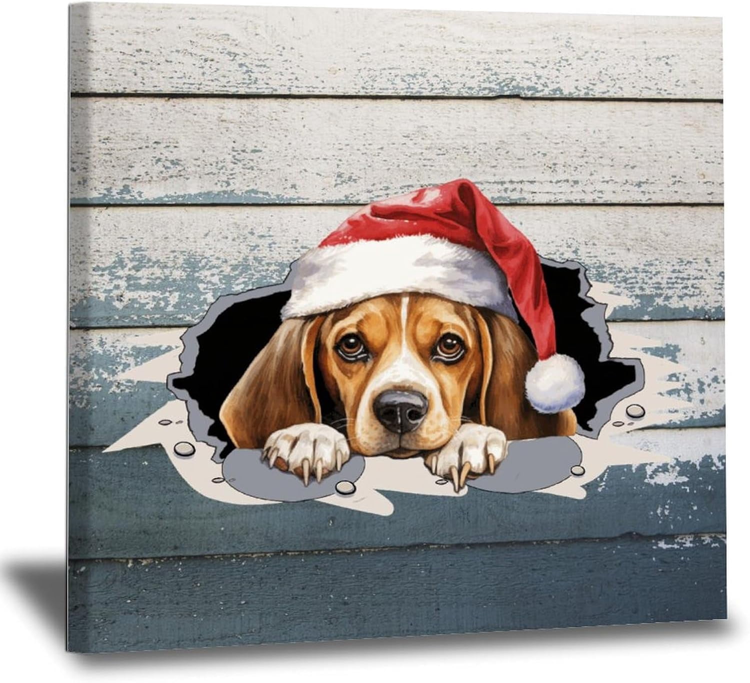 AABERIC Canvas Wall Art Beagle Puppy Dog Animal Poster Artwork Beagle ...