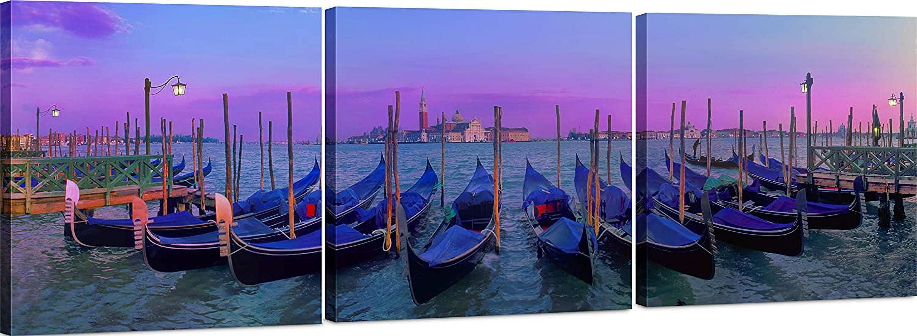 AABERIC Canvas Wall Art Decor - 24x24 3 Piece Set (Total 24x72 inch ...