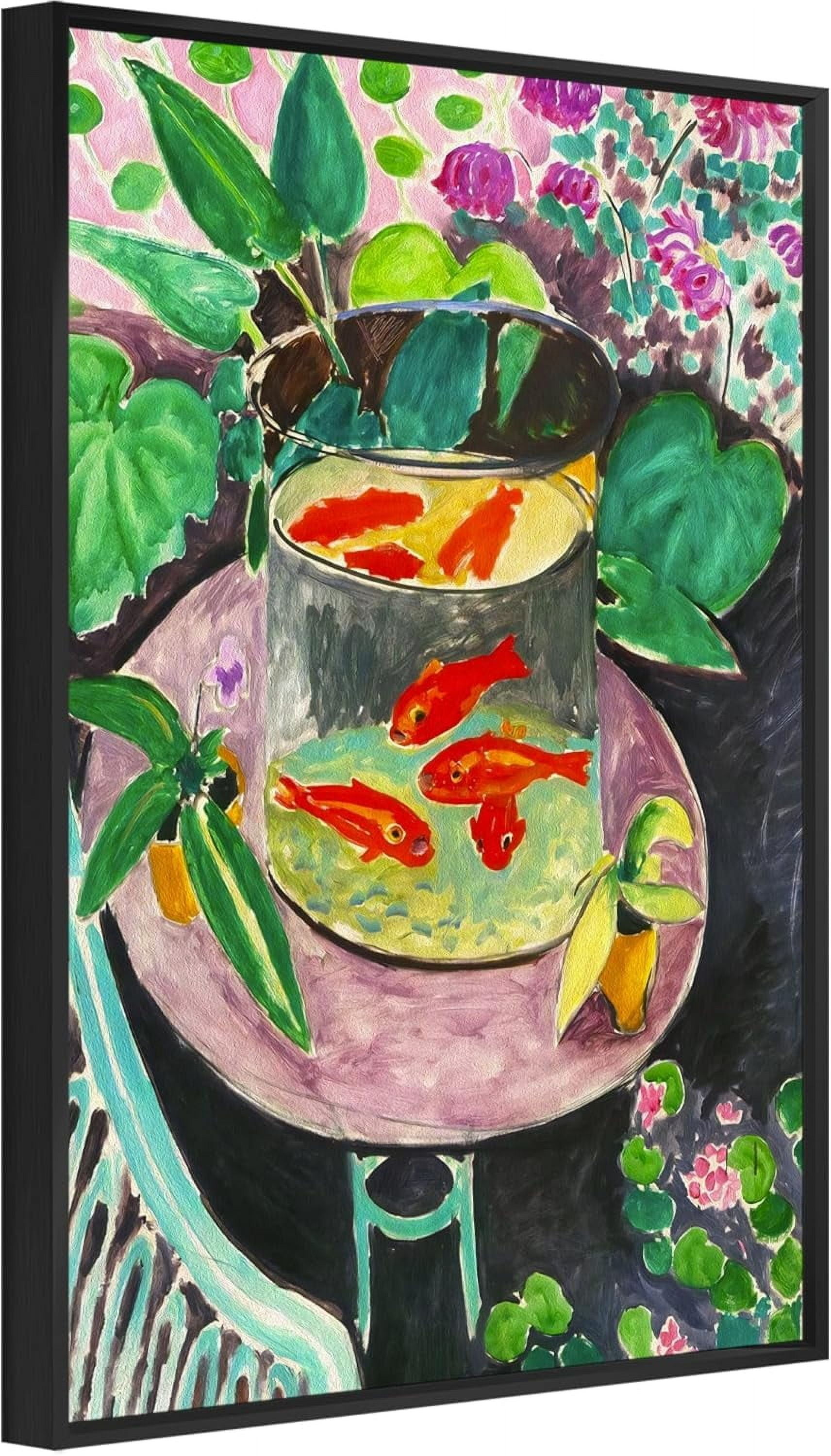 AABERIC Canvas Wall Art Famous Oil Paintings, Water Lilies Claude Monet ...