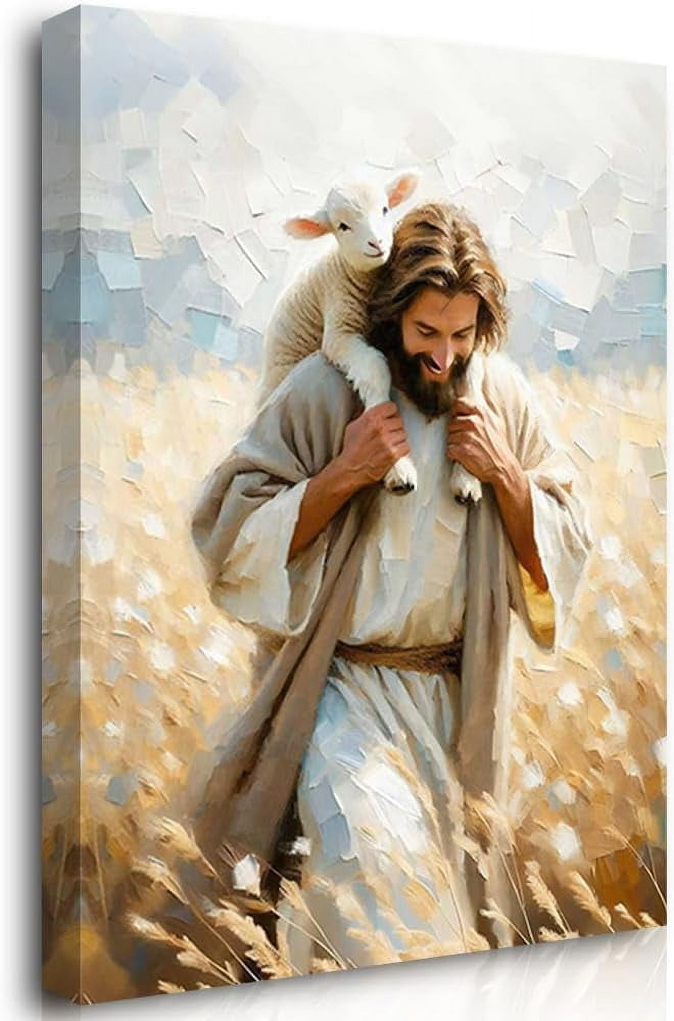 AABERIC Carry You Home,Modern Christian Wall Decor Religious Painting ...