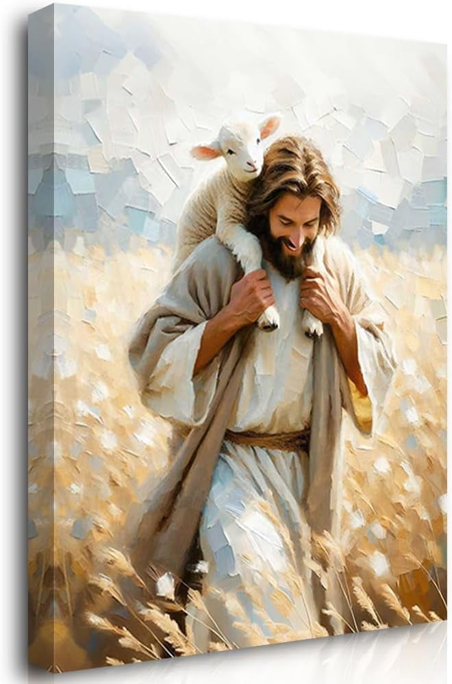 AABERIC Carry You Home,Modern Christian Wall Decor Religious Painting ...