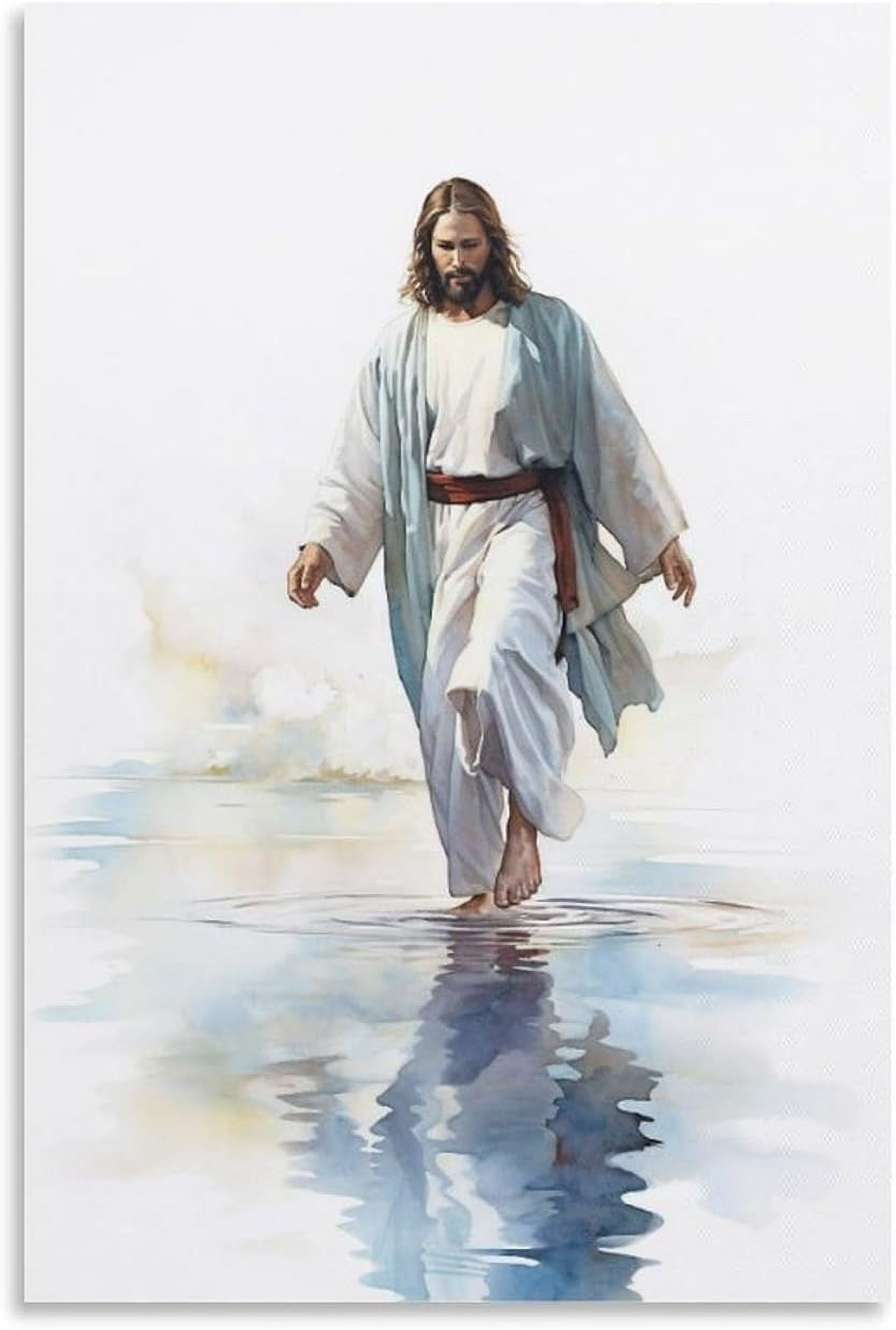 AABERIC Christ Jesus Smile Poster Hugging A Woman Painting Bible ...