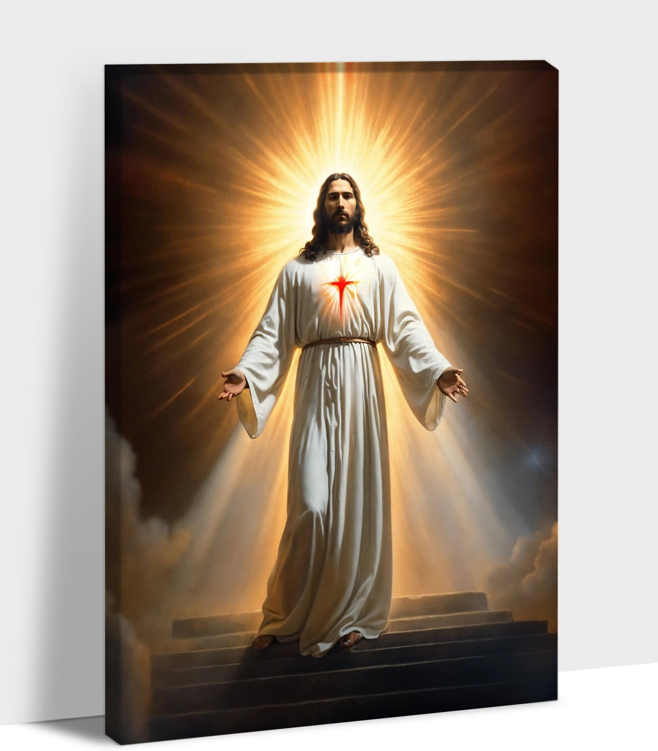 AABERIC Christian Wall Art, Jesus Wall Art For Living Room, Jesus ...