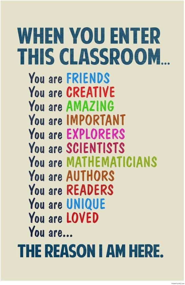 AABERIC Classroom When You Enter This Classroom Educational Rules ...