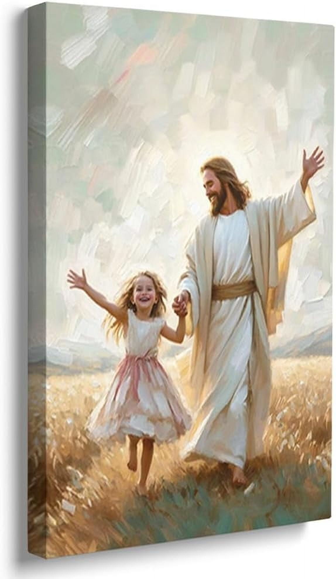 AABERIC A Day for Dancing Christmas Wall Art Decor Christian Painting ...