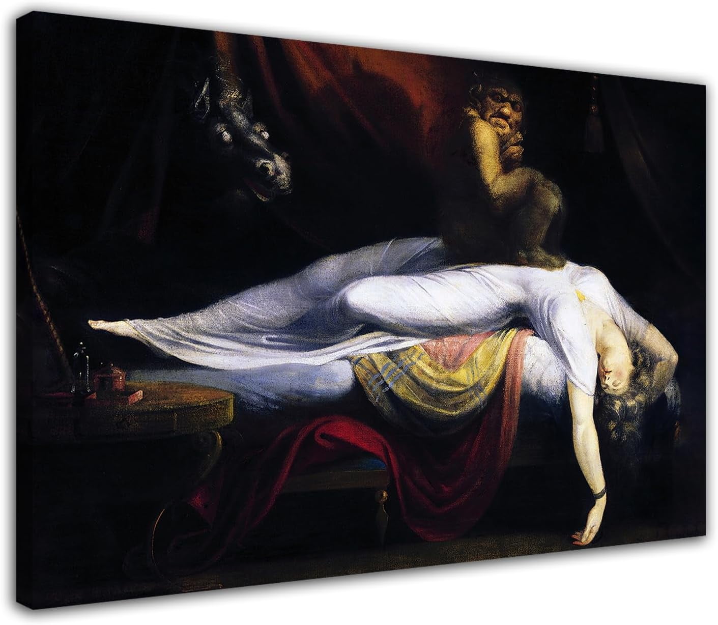 AABERIC Deep Sleeping Woman Horror Art Painting Henry Fuseli Nightmare ...