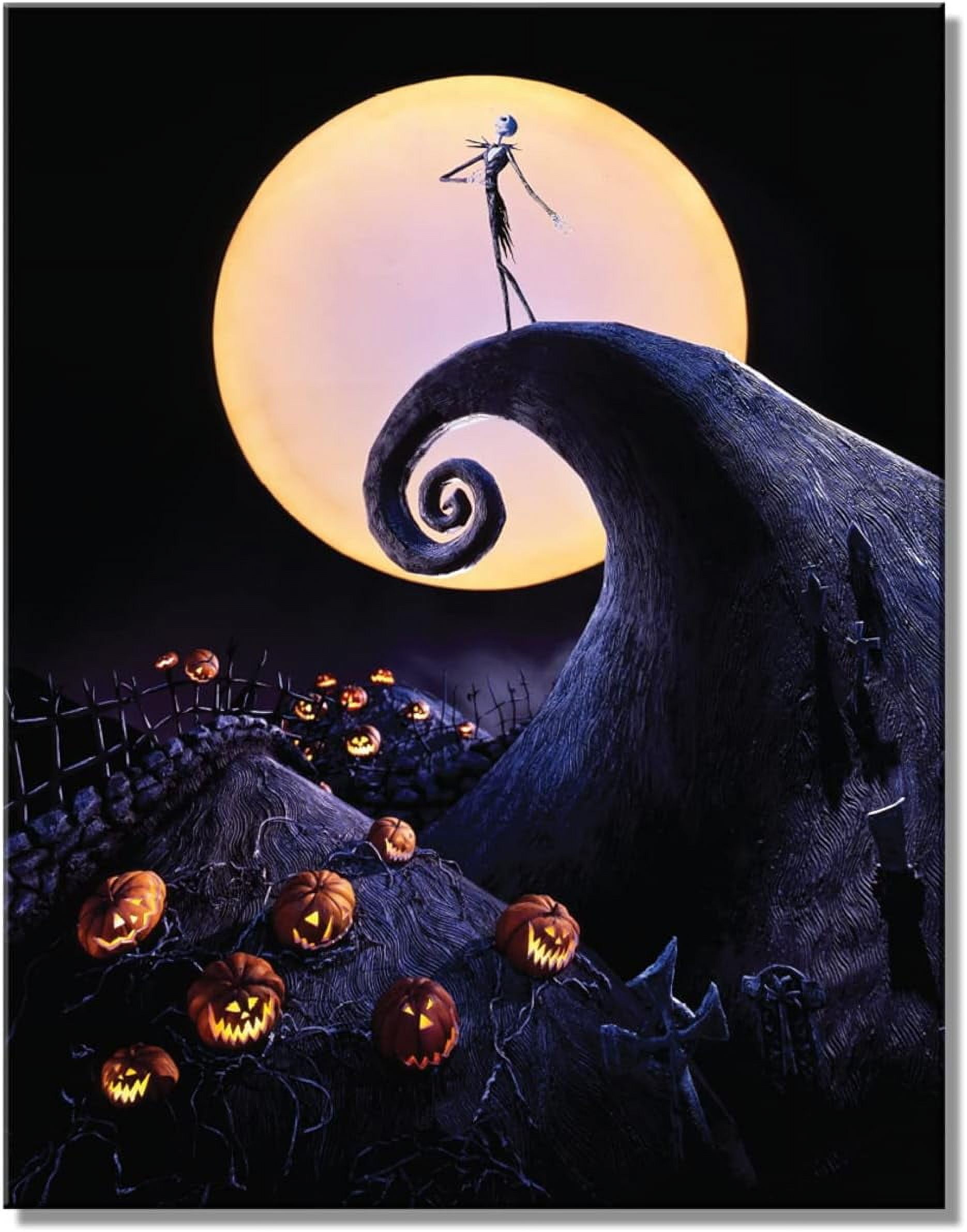 AABERIC Disney Nightmare Before Christmas Tin Sign - Nostalgic Vintage Metal Wall Decor - Made ...