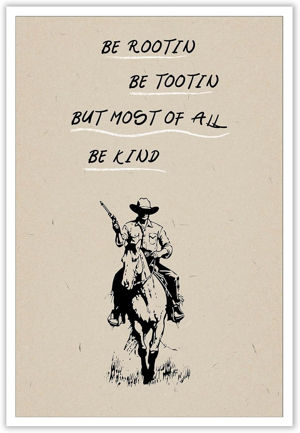 AABERIC Easter Canvas Wall Art Spring Bunny Rabbit in Wildflower Field ...