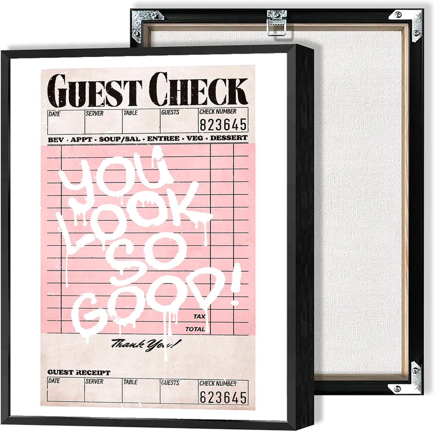 AABERIC Easter Canvas Wall Art Spring Bunny Rabbit in Wildflower Field ...