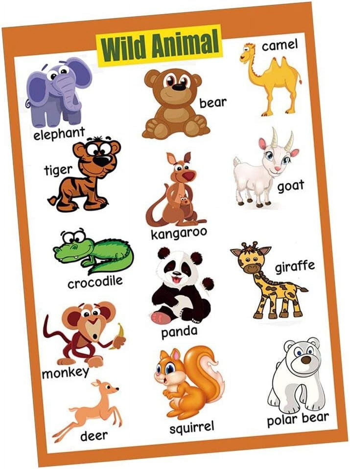 AABERIC Educational Preschool Canvas Prints Wall Posters Educational ...