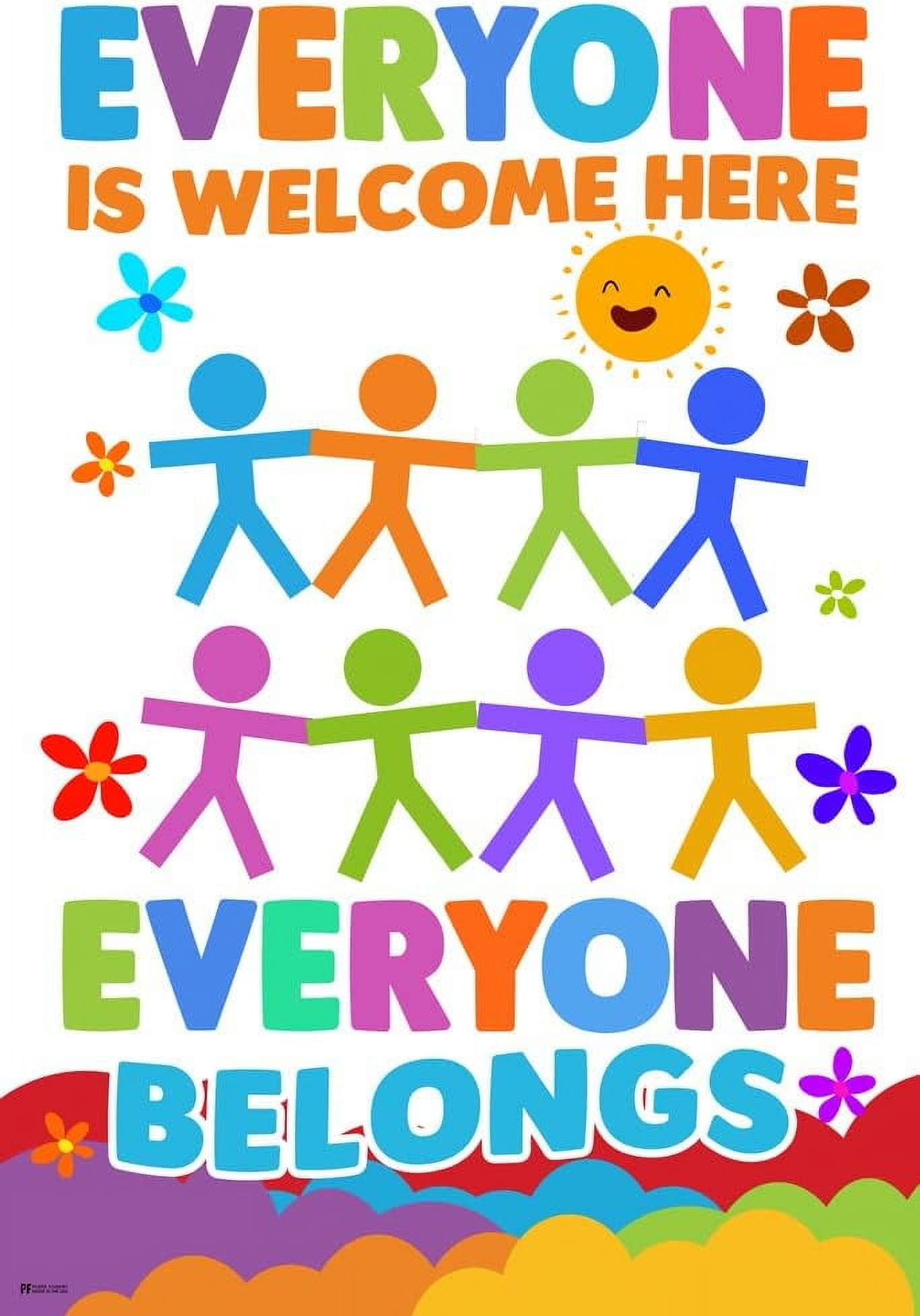AABERIC Everyone Is Welcome Here Everyone Belongs Rainbow Classroom ...