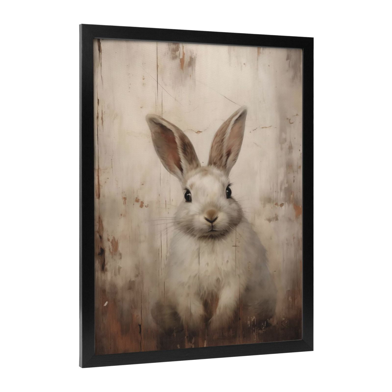 AABERIC Farmhouse Rabbit Wall Art Vintage Animals Vintage Rabbit Prints ...