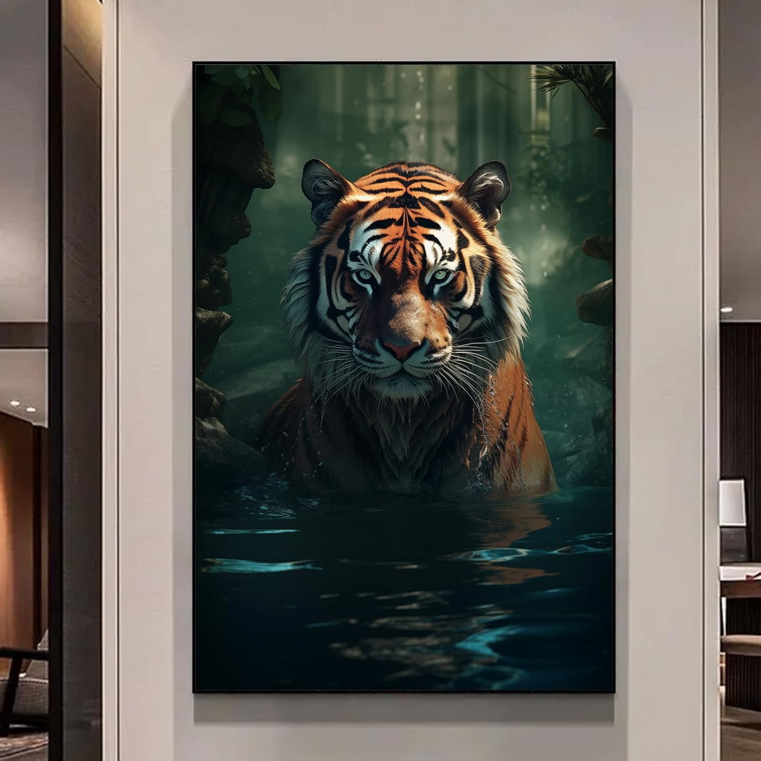 AABERIC Farmhouse Rabbit Wall Art Vintage Animals Vintage Rabbit Prints ...