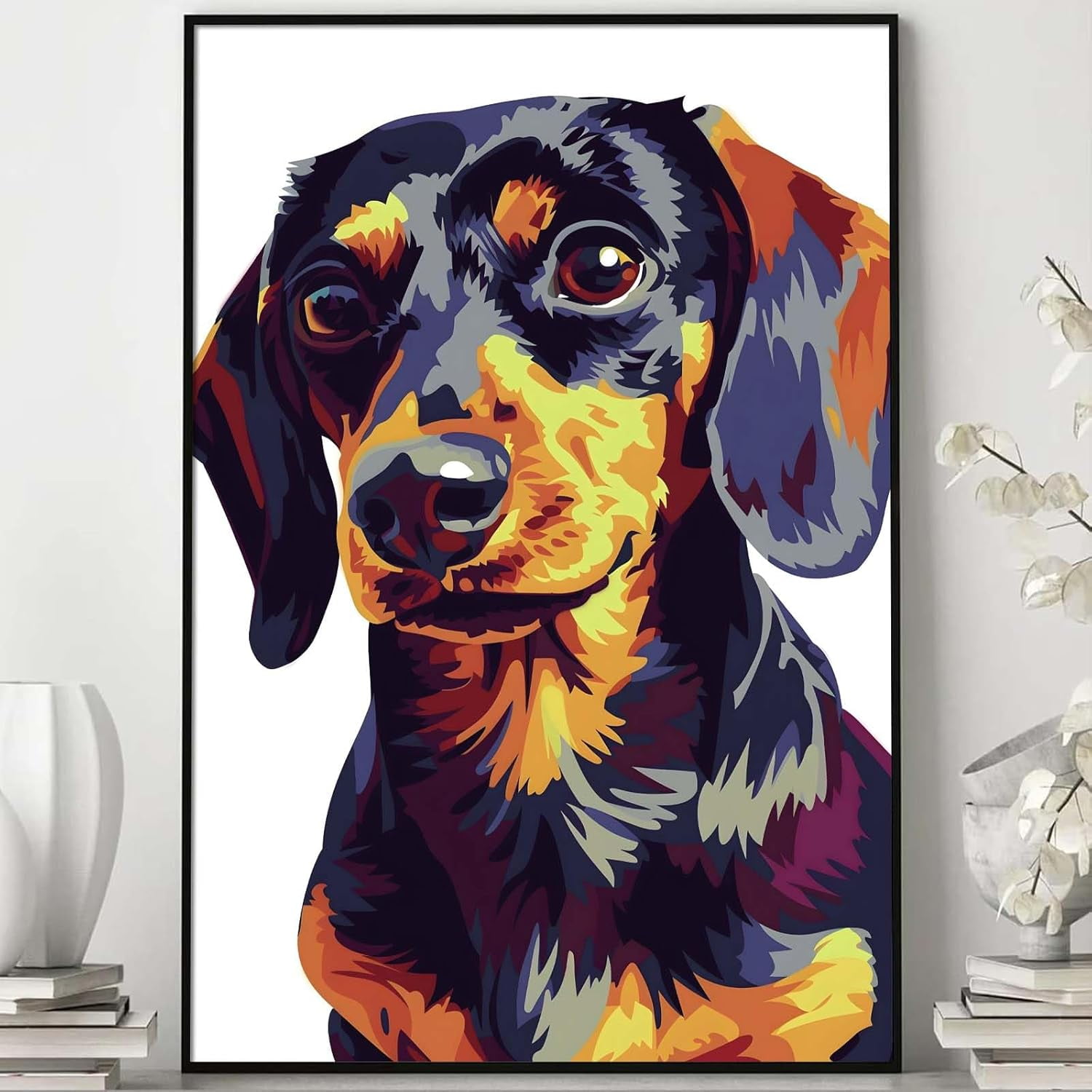 AABERIC Farmhouse Rabbit Wall Art Vintage Floral Bunny Print Cute Bunny ...