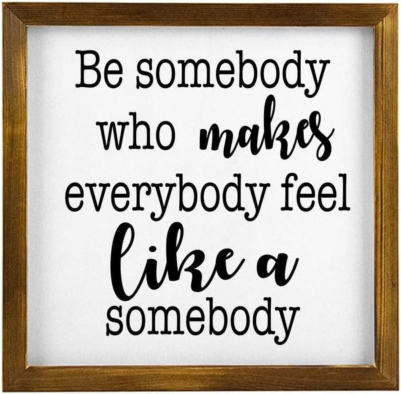 AABERIC Farmhouse Wood Sign Wooden Verse Vintage Framed Wood Signs Wall ...