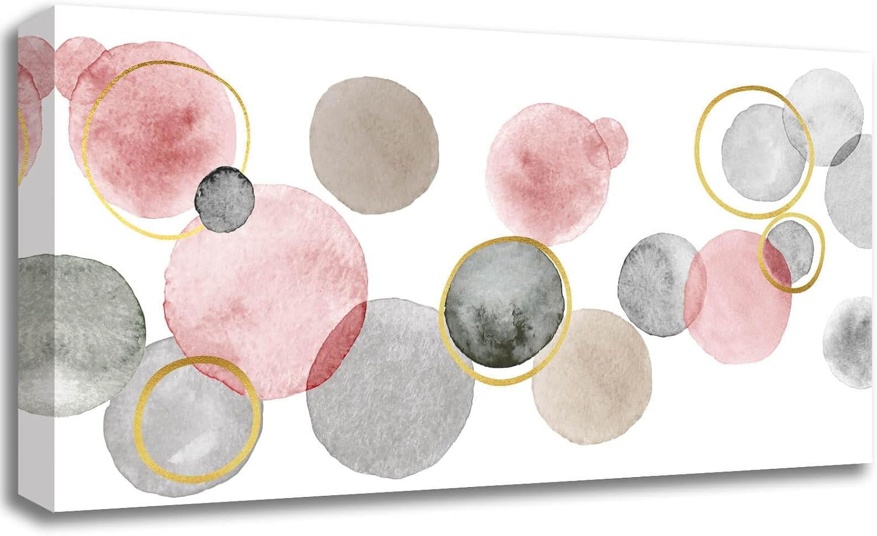 AABERIC Flower Pictures Wall Decor Oil Painting Abstract Artwork Office ...