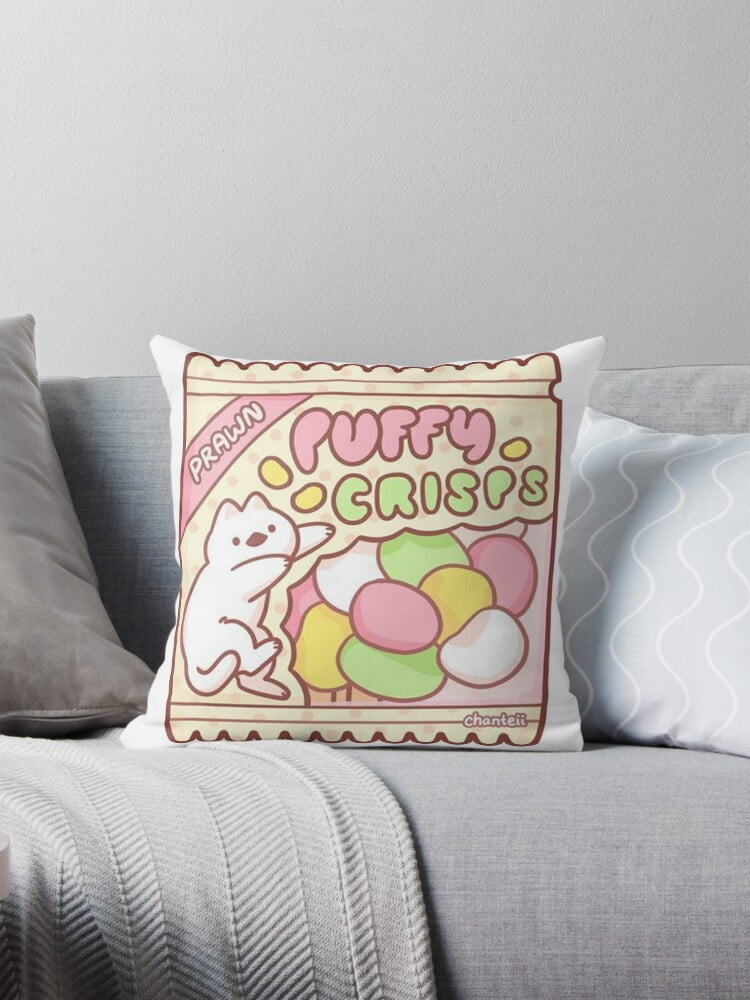 AABERIC Fluffy Crisps Throw Pillow Covers Cases Cushion Cover Case Sofa ...