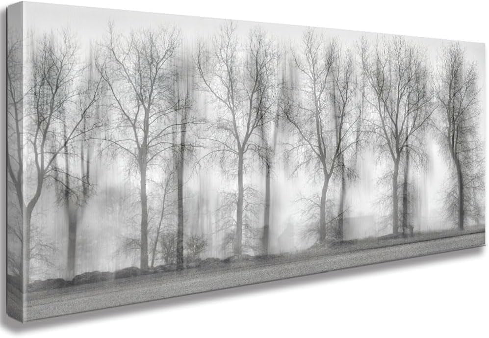 AABERIC Forest Wall Art Nature Mountain Landscape Trees Painting ...