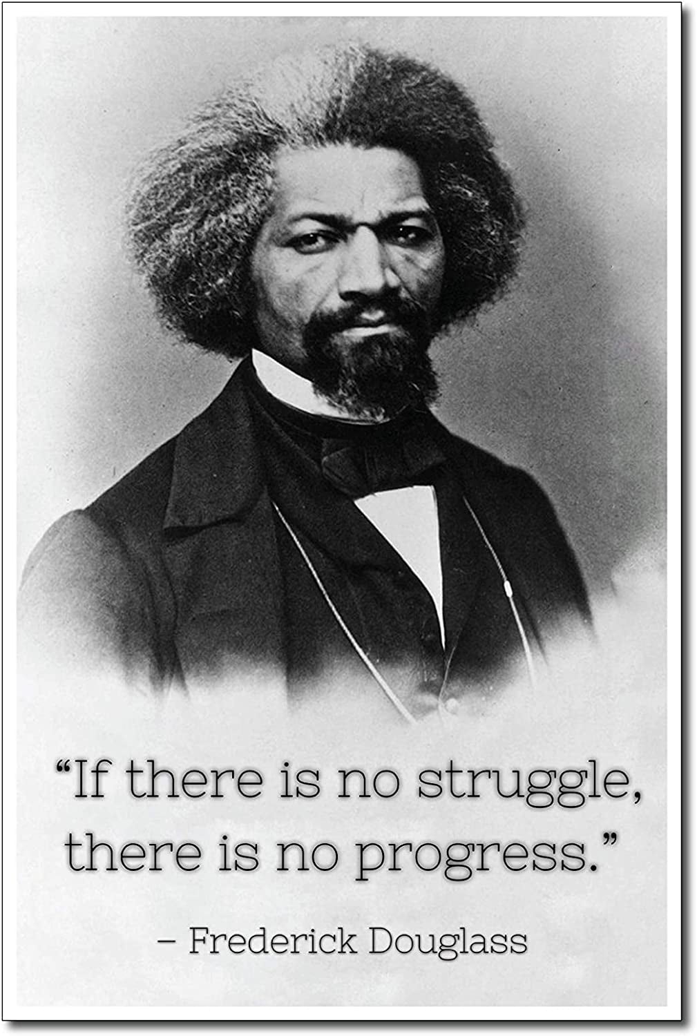 AABERIC Frederick Douglass Canvas Prints Wall Posters Quote “If there ...