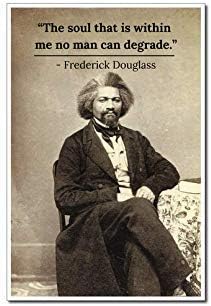 AABERIC Frederick Douglass Canvas Prints Wall Posters Quote “The soul ...
