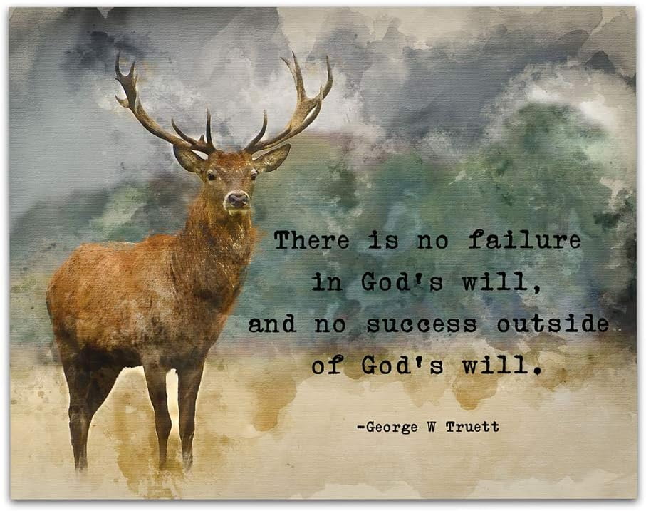 AABERIC George Truett Inspirational Quotes Wall Art Decor , Minimalist ...