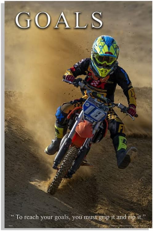 AABERIC Goals Motocross Fox Teens Moto Gift Dirtbike ATV Freestyle ...