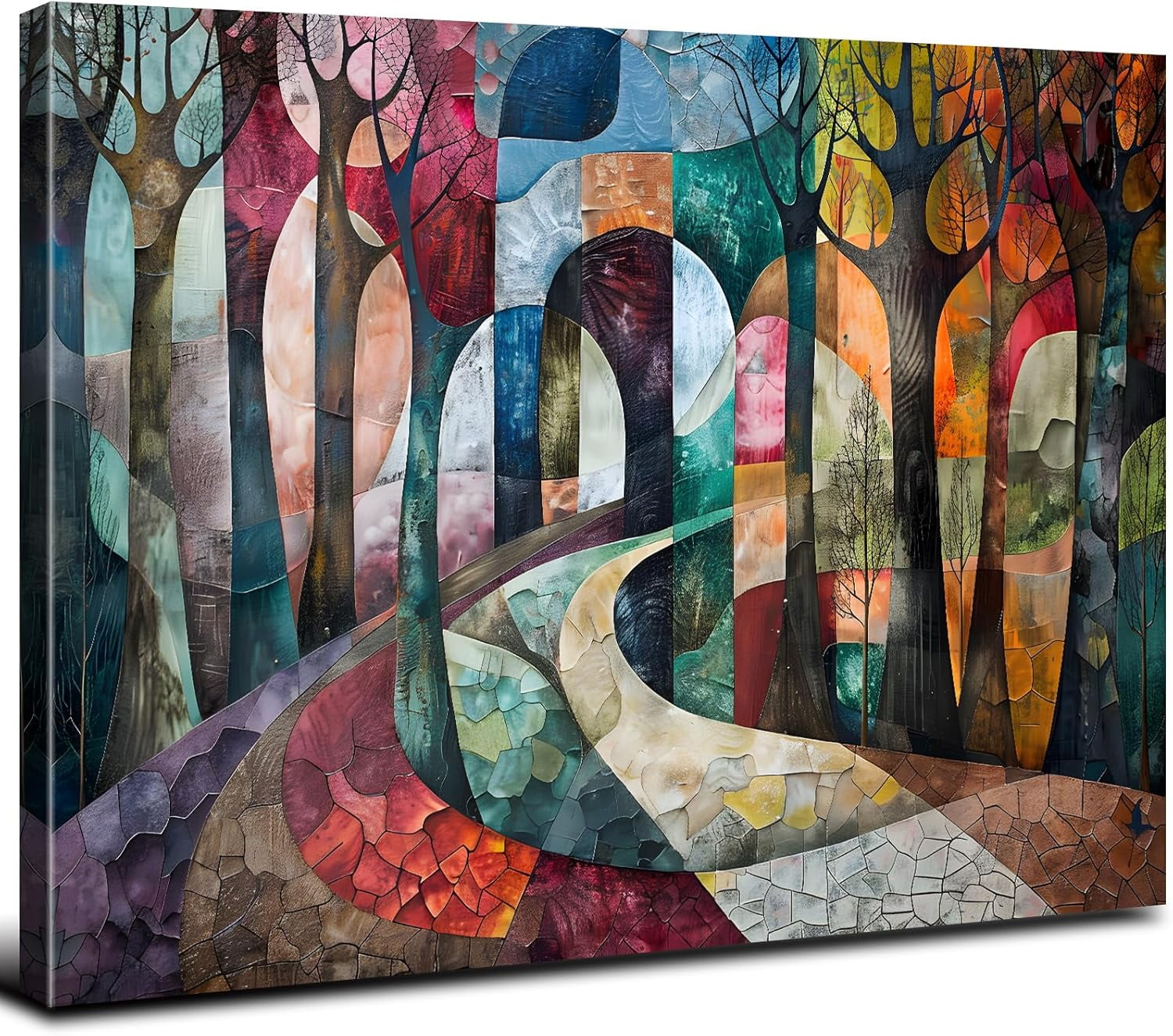 AABERIC Graffiti Abstract Wall Art Boho Nature Canvas Prints Painting ...