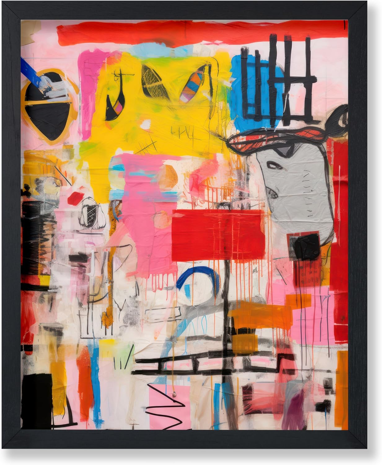 AABERIC Graffiti Poster - Retro Urban Street Print - Abstract Art ...