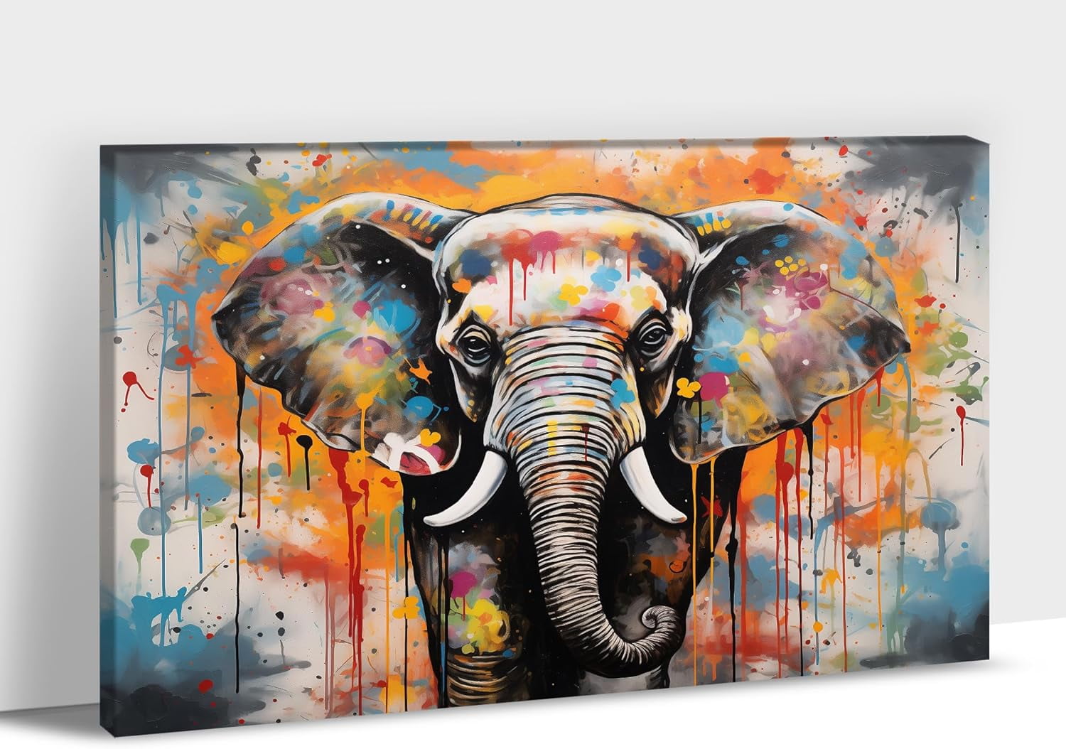 AABERIC Graffiti Wall Art, Banksy Picture Canvas Wall Art, Modern ...