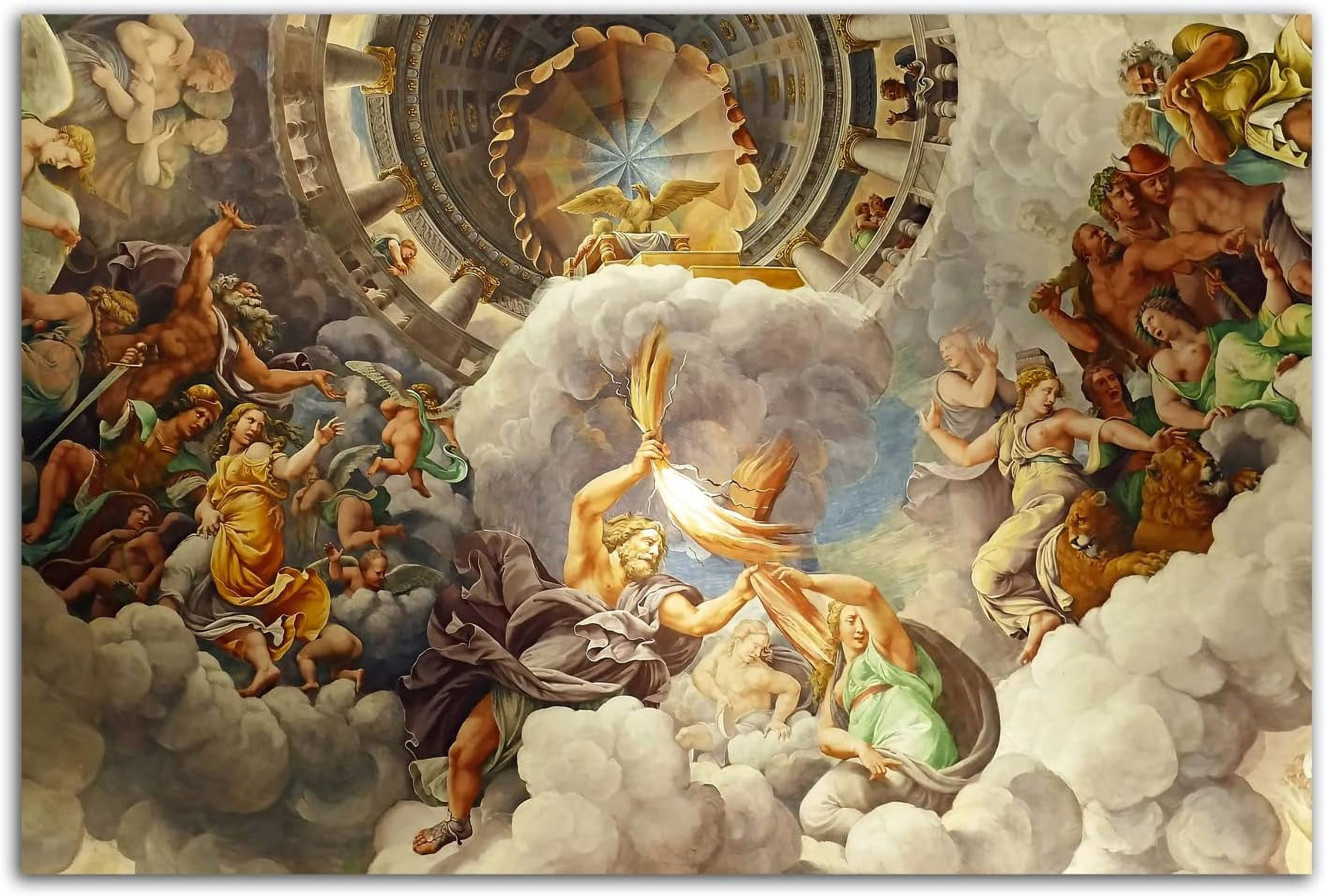 AABERIC Greek Mythology Gods Figures Oil Painting Poster Renaissance ...