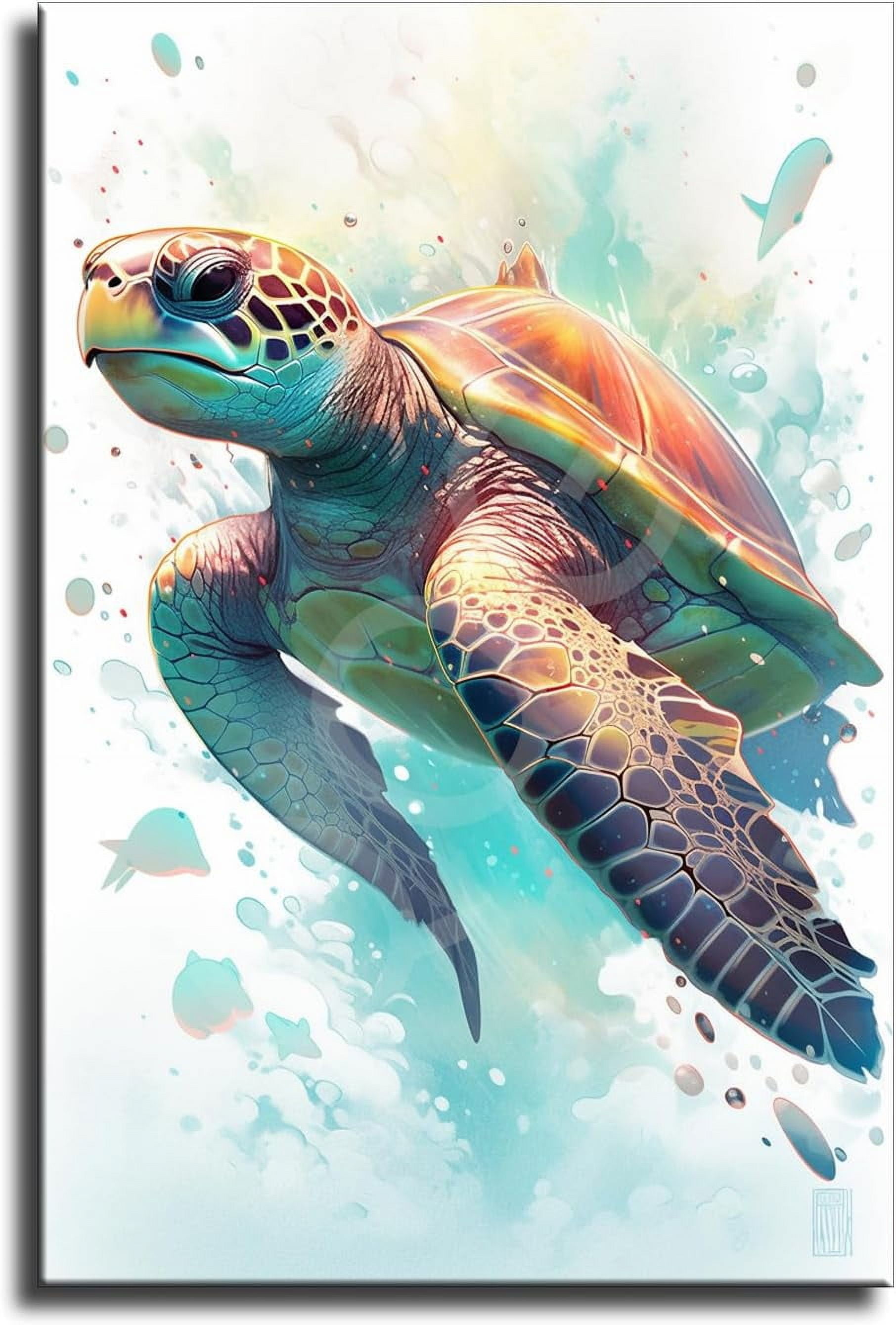 AABERIC Green Sea Turtle ReptileGreen Sea Turtle Reptile Animals ...