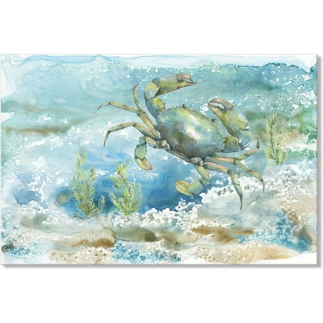 AABERIC Green Sea Turtle Wall Decor Tropical Canvas Wall Art Prints ...