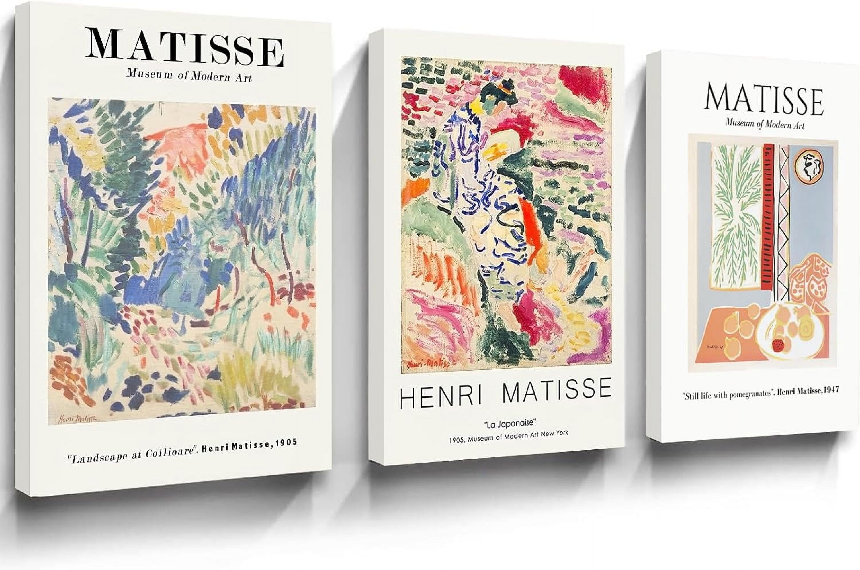 AABERIC Henri Matisse Poster Henri Matisse Canvas Wall Art Aesthetic ...