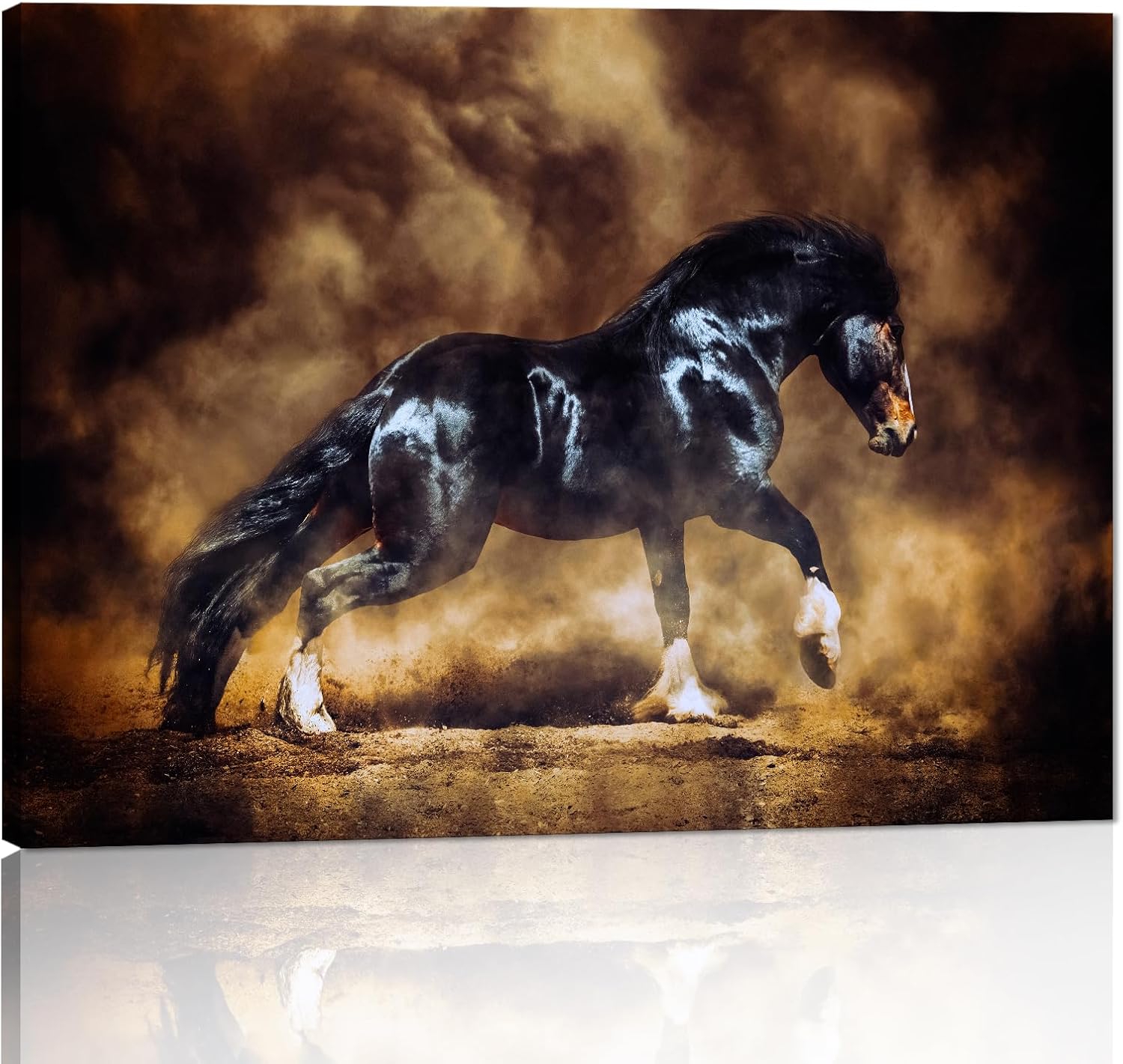 AABERIC Horse Graffiti Wall Art Abstract Animal Street Pop Canvas Art ...