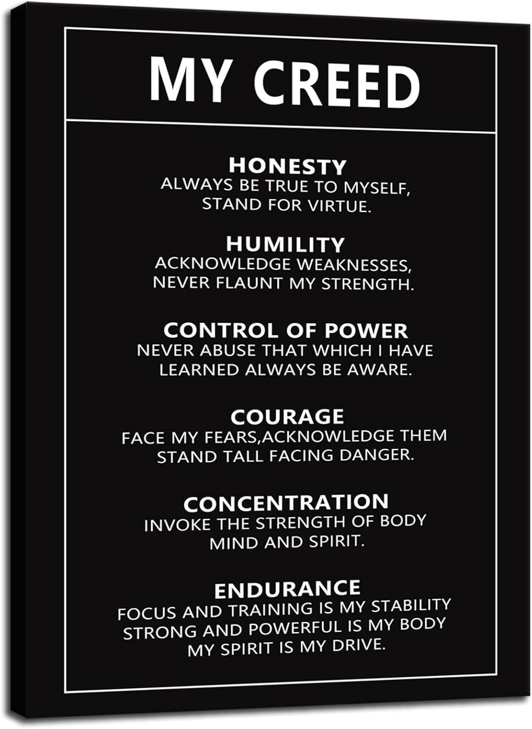 AABERIC Inspirational Canvas Home Print Wall Art Motivational Picture ...