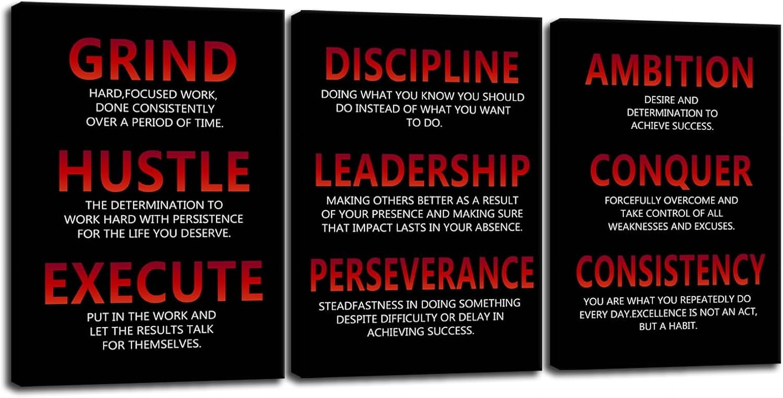 AABERIC Inspirational Canvas Painting Wall Art Inspiring Quote Wall Art ...