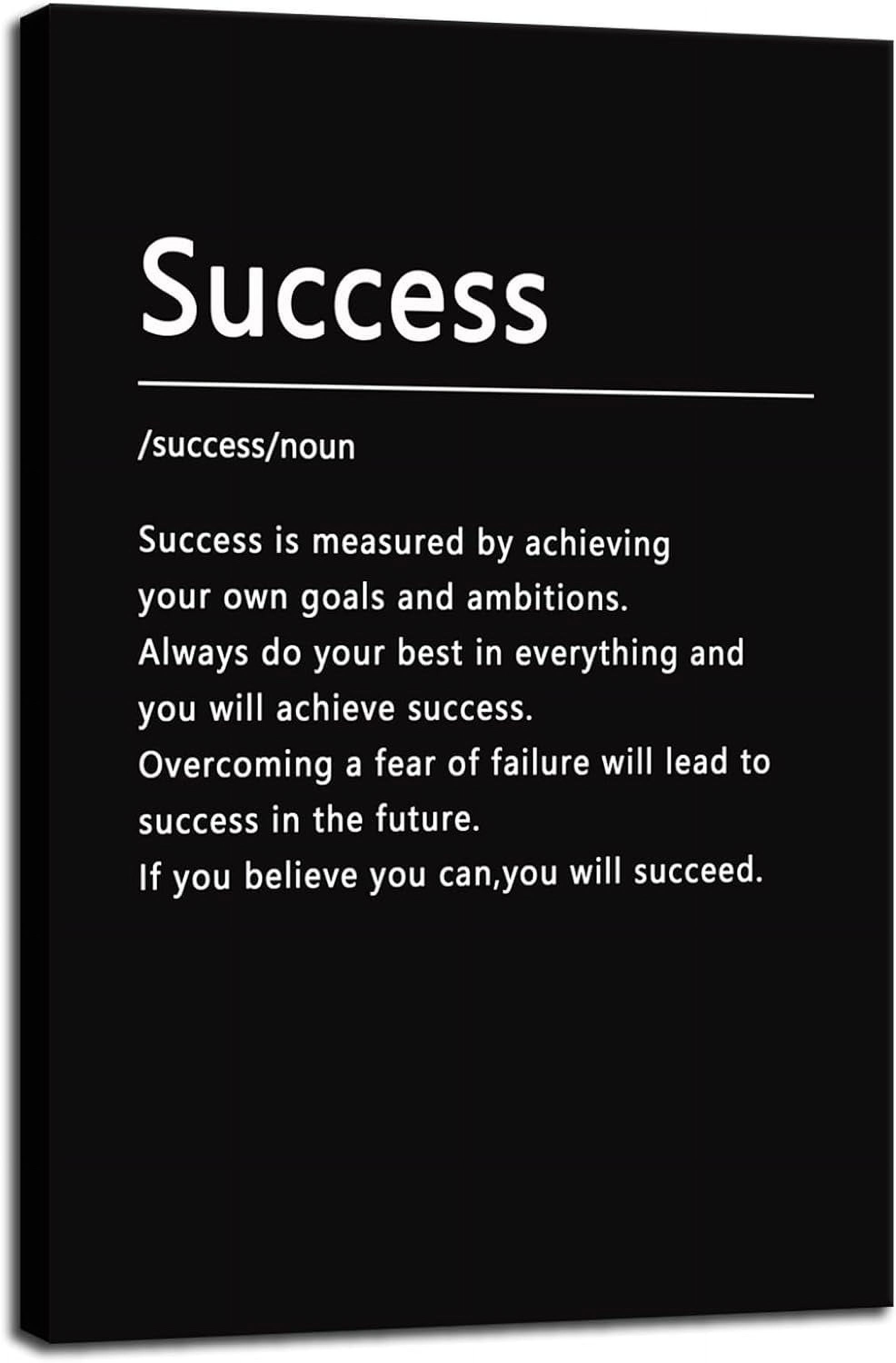 AABERIC Inspirational Canvas Wall Art Painting Motivational ...