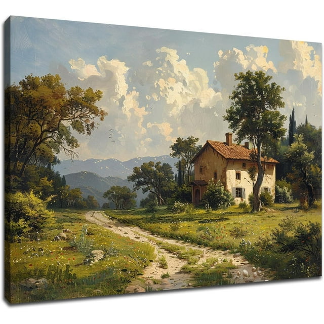 AABERIC Inspirational Canvas Wall Art Small Cat And Big Lions Mindset ...