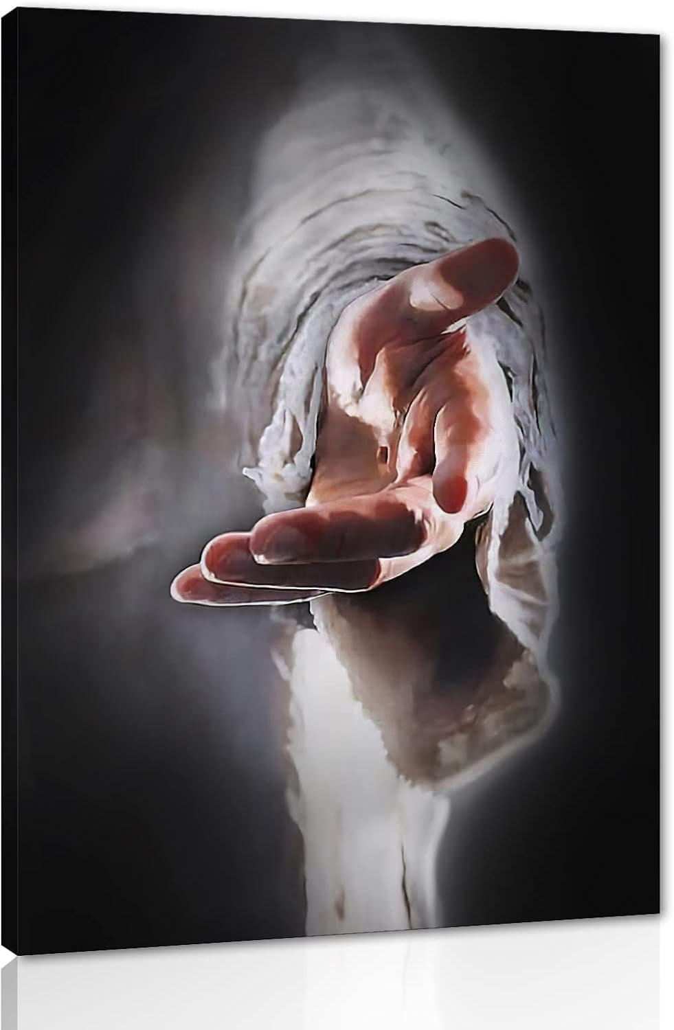 AABERIC Inspirational Jesus God Canvas Posters Wall Art Jesus's Hand ...