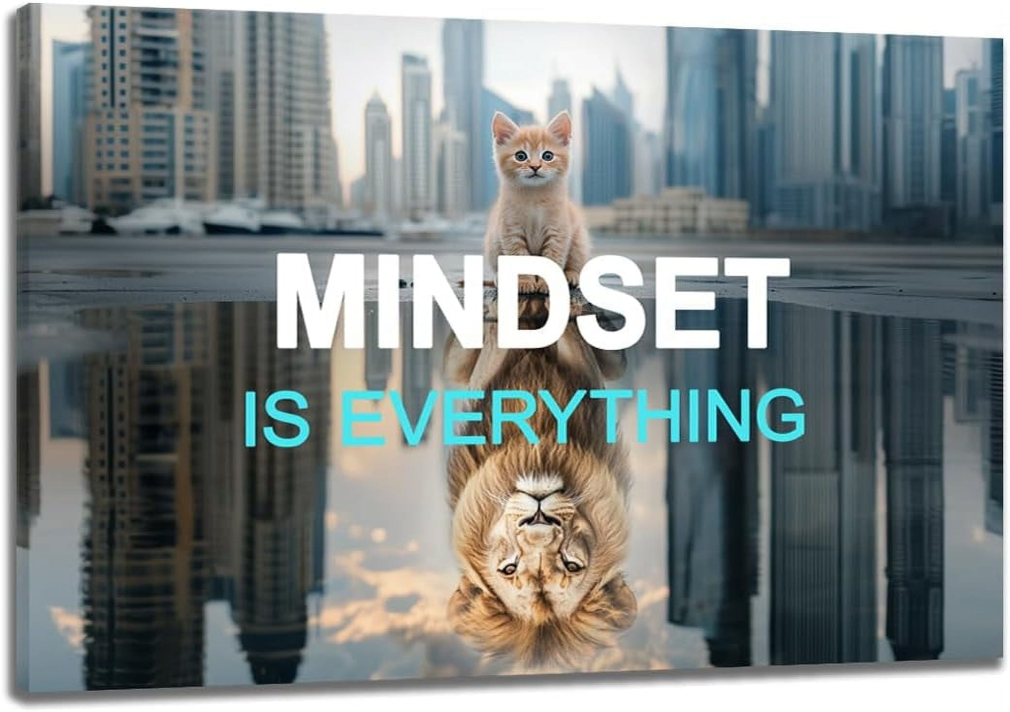 AABERIC Inspirational Motivational Quotes Leopard Canvas Poster Leopard ...