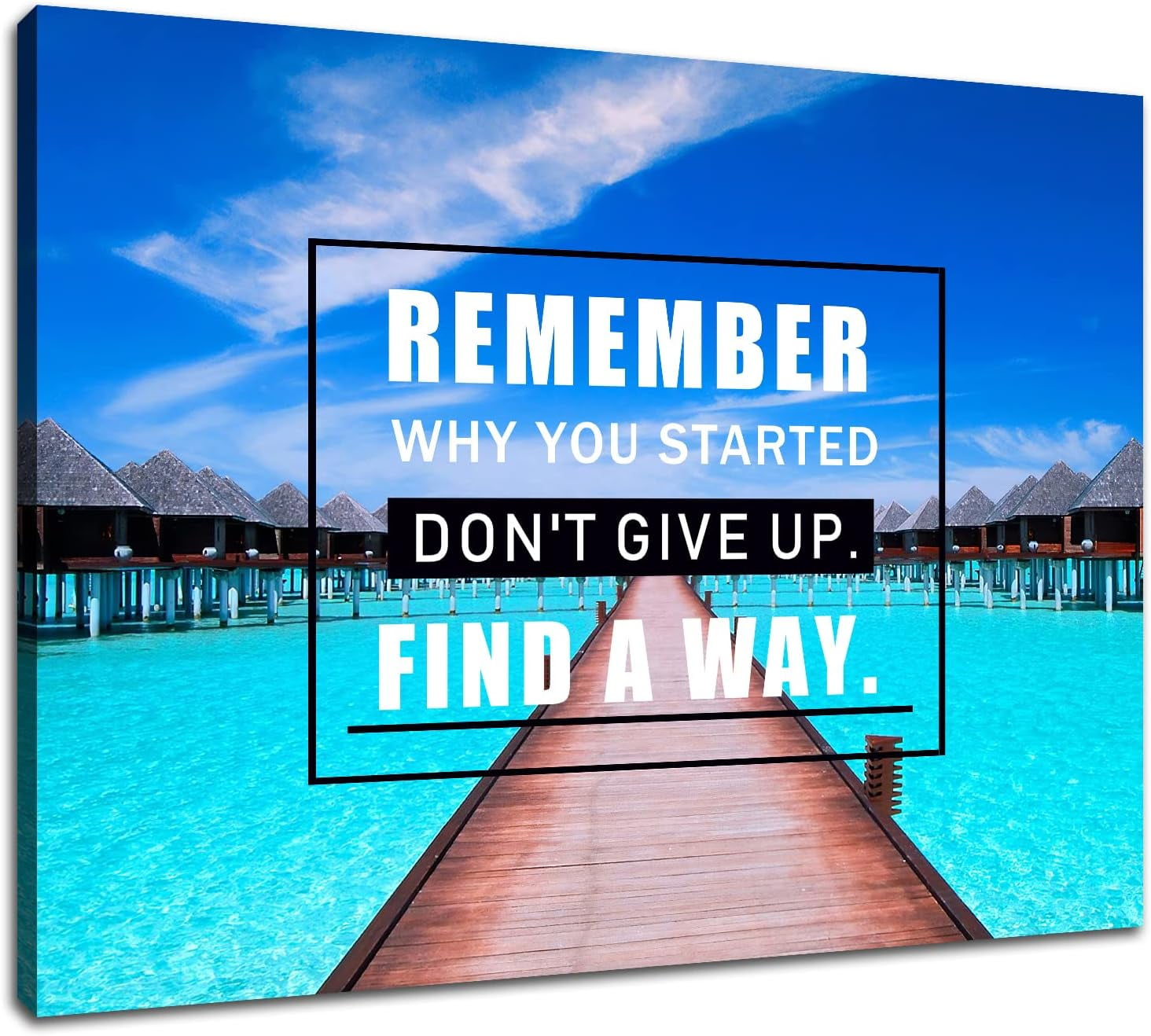 AABERIC Inspirational Motivational Quotes Leopard Canvas Poster Leopard ...