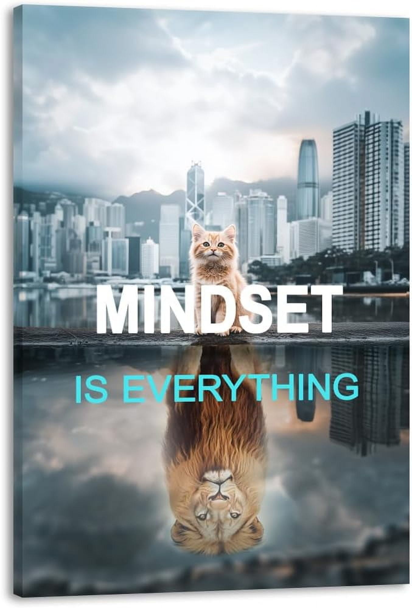 AABERIC Inspirational Motivational Quotes Leopard Canvas Poster Leopard ...