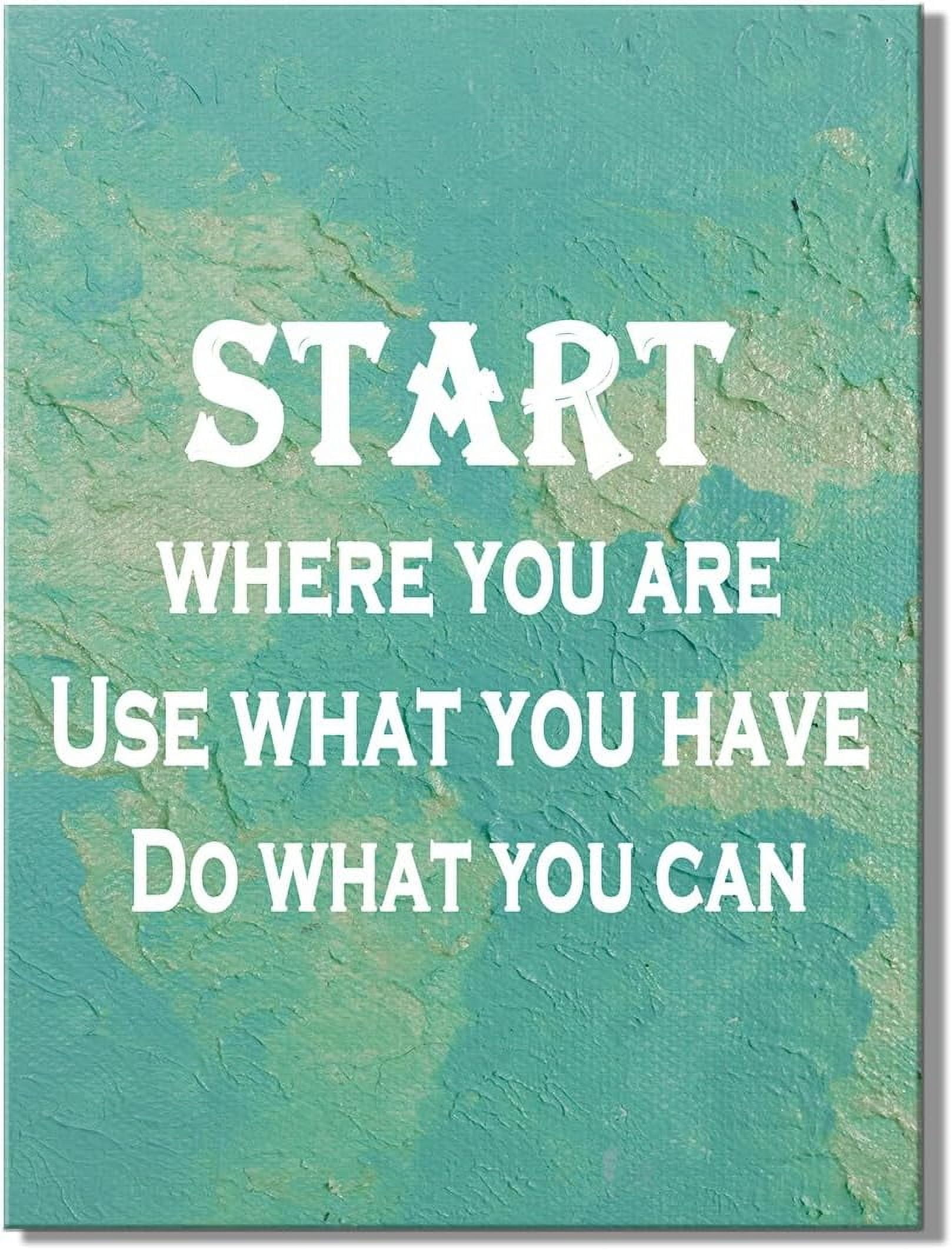 AABERIC Inspirational Motivational Quotes Leopard Canvas Poster Leopard ...