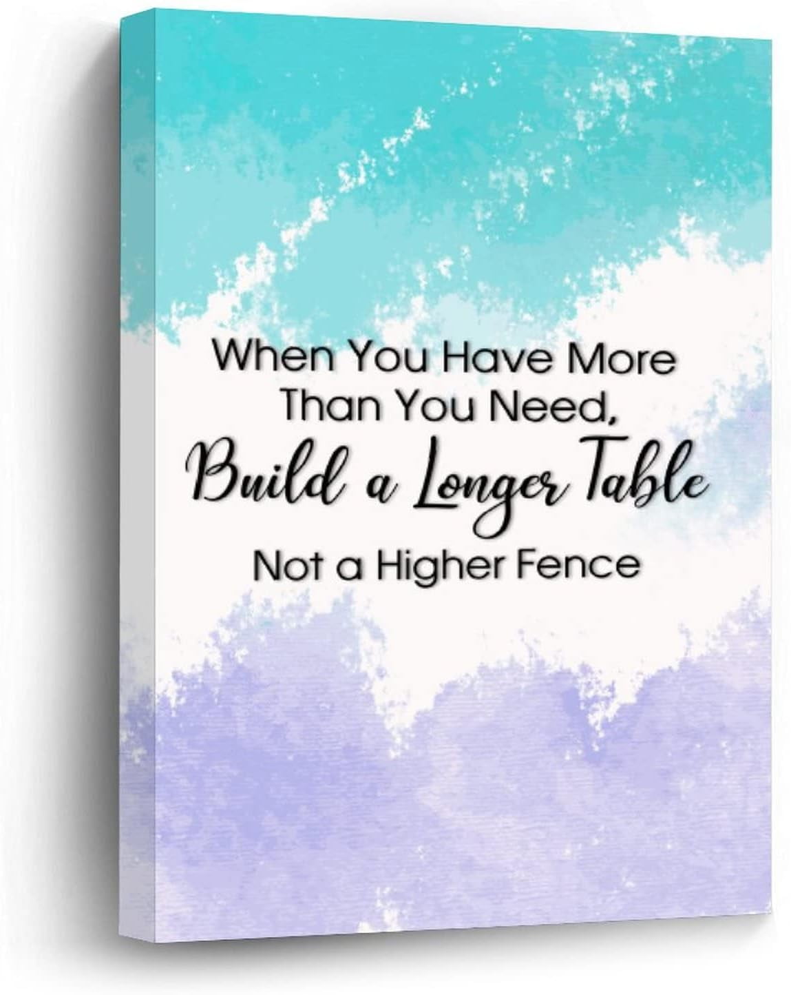 AABERIC Inspiring Canvas Wall Art Painting, Until God Opens The Next ...